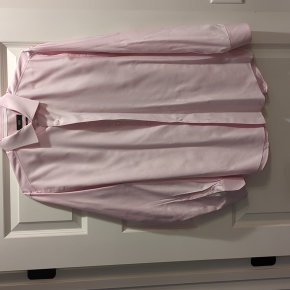 Hugo Boss | Shirts | Hugo Boss Pink Dress Shirt | Poshmark